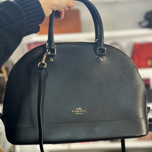 Coach | Bags | Coach Black Leather 2 Way Bag Bbl Free Bag Bogo | Poshmark
